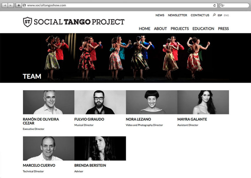 Social Tango Project | International cultural project | Aeronave visual | Communication experts