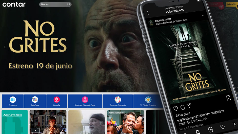 No Grites | TV Series | Aeronave visual | Communication experts